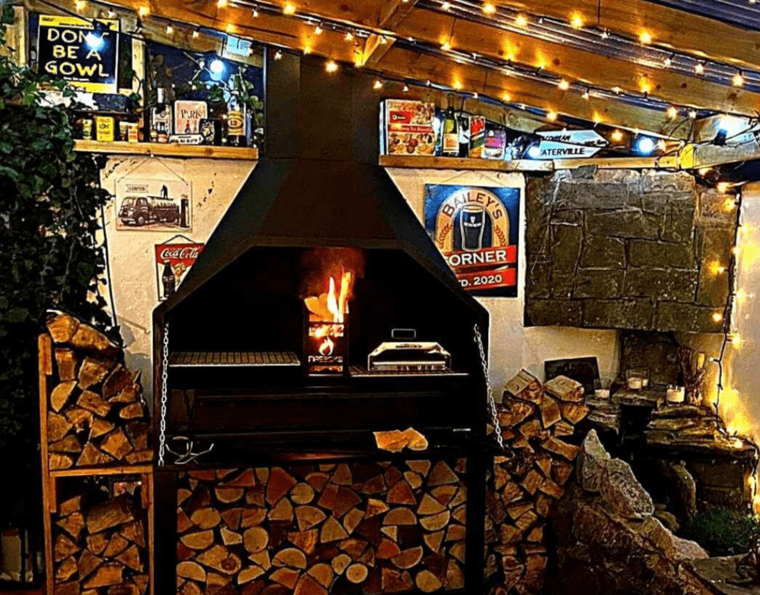 Fireboks Free Standing BBQ Braai 1200mm - Nuovo Luxury