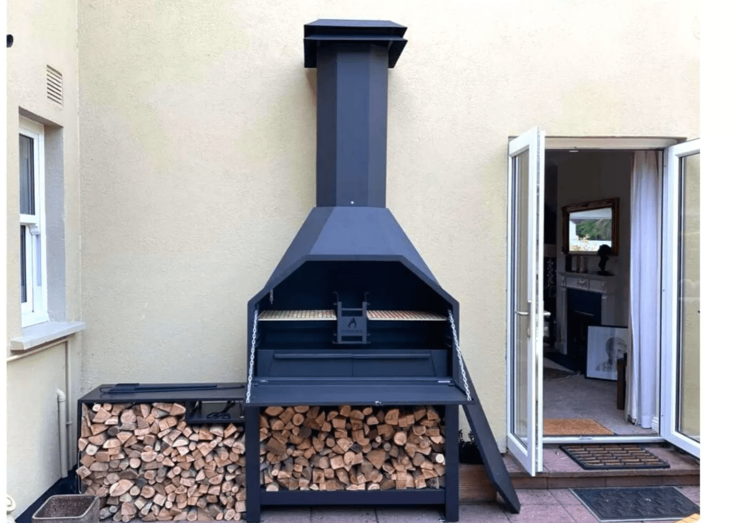 Fireboks Free Standing BBQ Braai 1200mm - Nuovo Luxury
