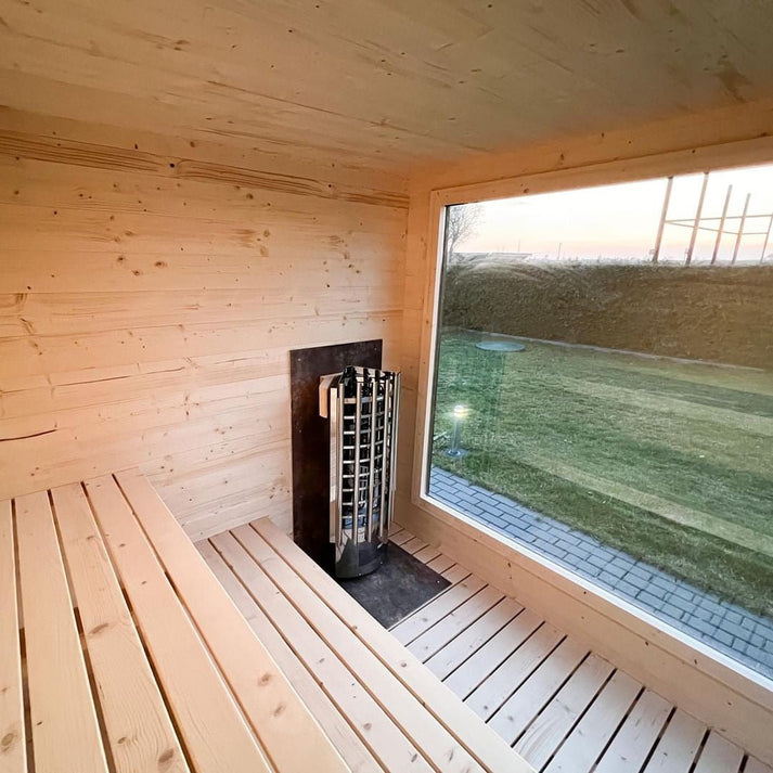 Halo Saunas Zen Box 2.2m x 2.2m Traditional Sauna – Nuovo Luxury